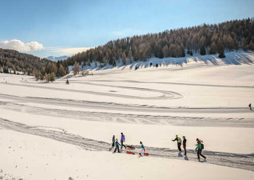 Cross-country skiing a Aprica - Valtellina