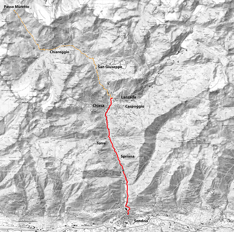 Sentiero Rusca - Valtellina